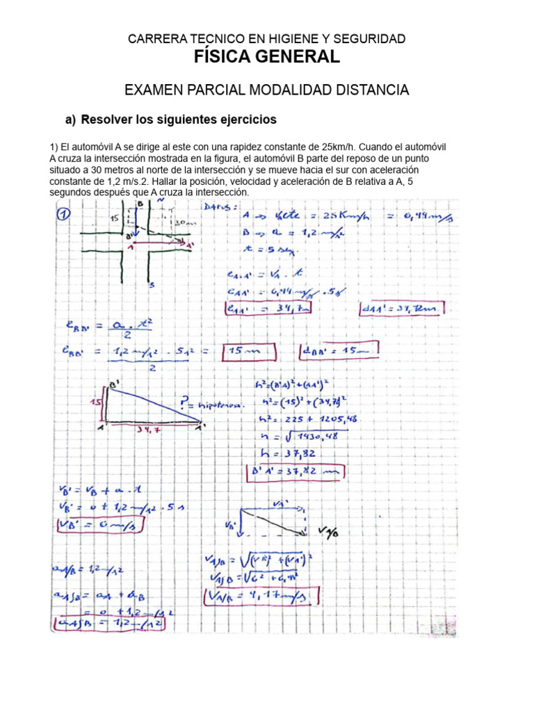 TP Fisica Ejercicios | Descargar gratis PDF | Velocidad | Aceleración