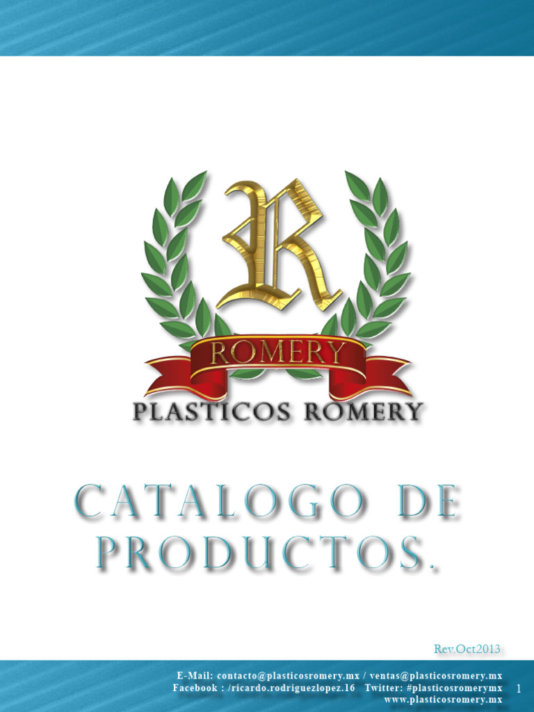 Catalogo Prod Plasticos Romery | PDF | Business | Internet