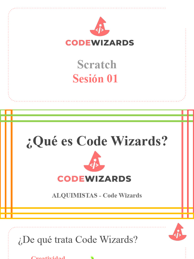 Sesión 01 - Qué Es Scratch | PDF | Scratch (lenguaje de programación ...
