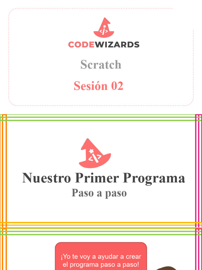 Scratch: Crea tu Primer Programa | PDF | Informática