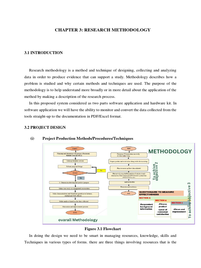 CHAPTER 3 Draft | PDF | Methodology | Data