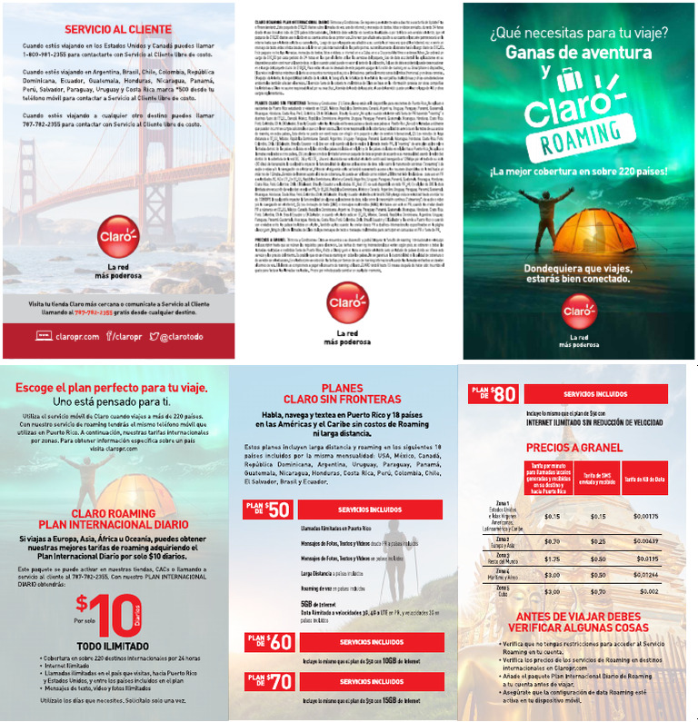 Folleto Informativo ROAMING | PDF