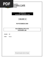 Mathematics P1 Nov 2024 Eng | PDF