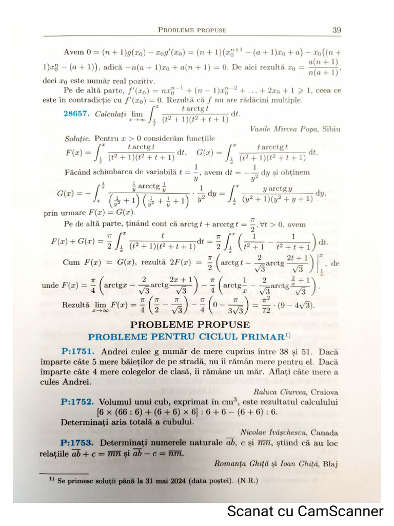 GM 1-2024 Probleme Propuse 2 | PDF