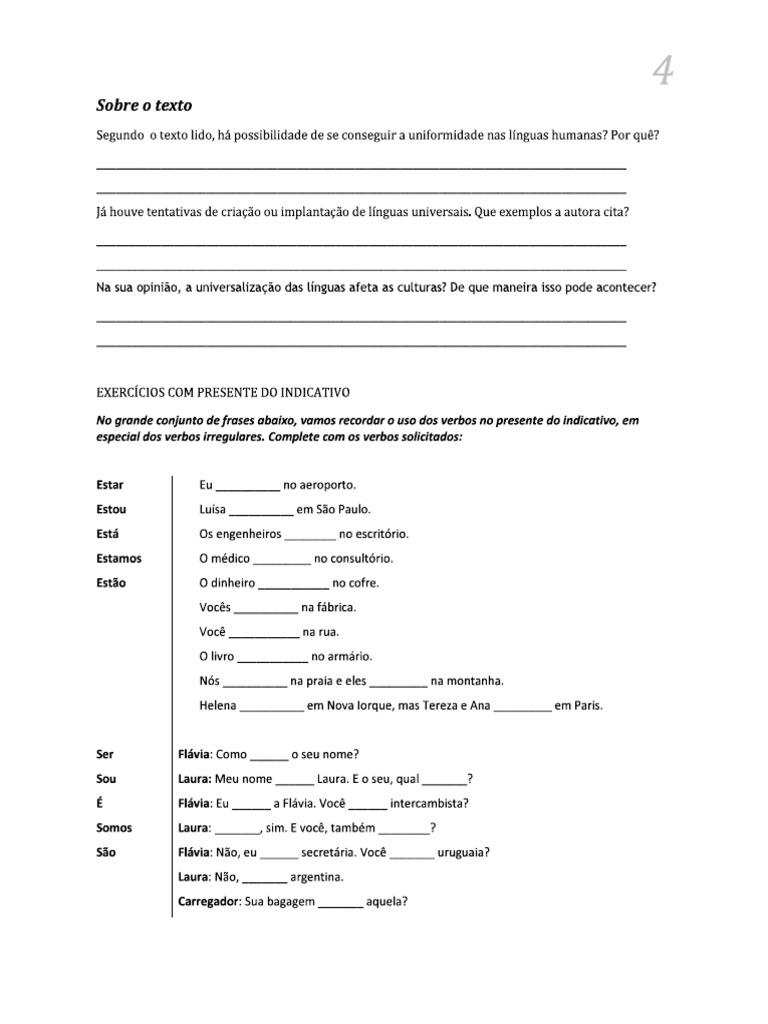 1 Verbos Presente Pdf