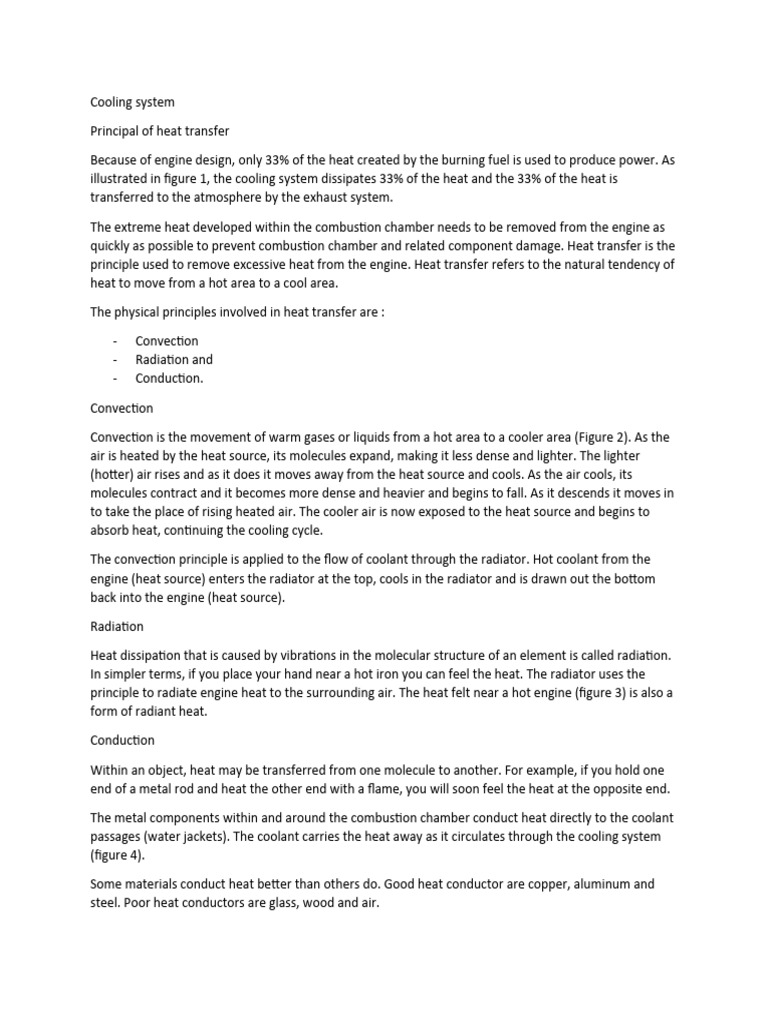 Cooling System | PDF | Radiator | Heat Transfer