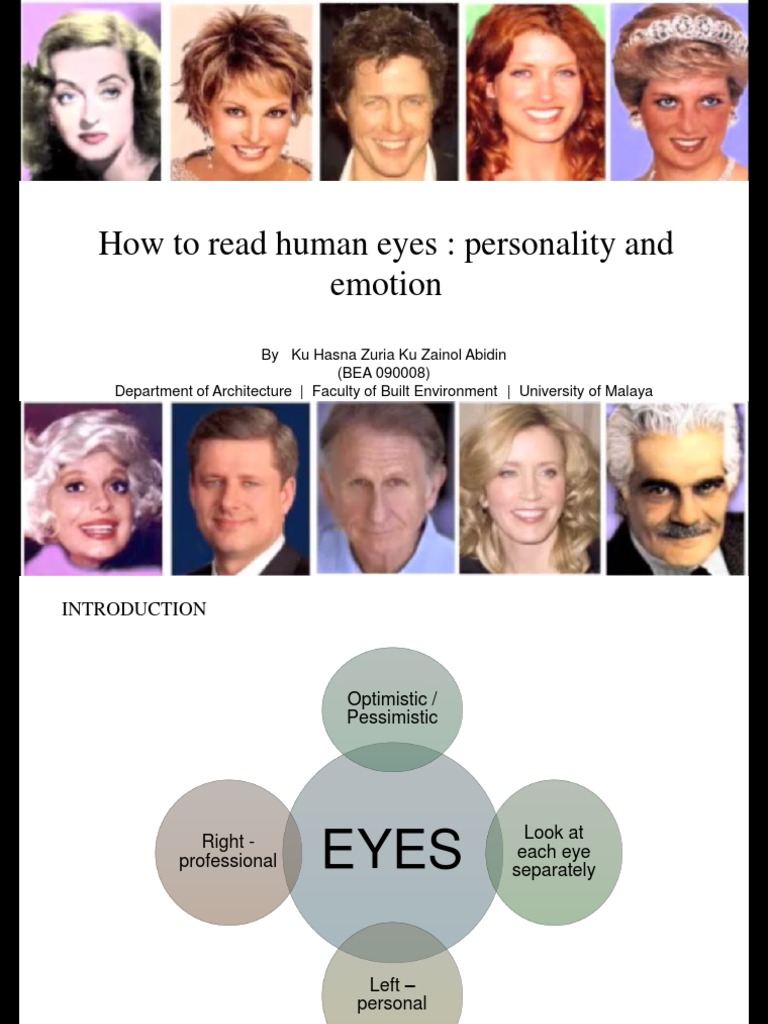 How To Read Human Eyes | PDF