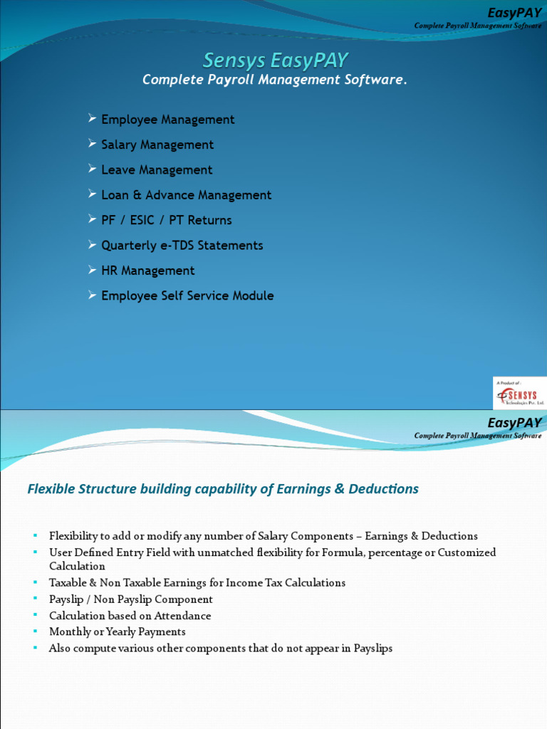 Easy PAY | PDF | Payroll | Paycheck