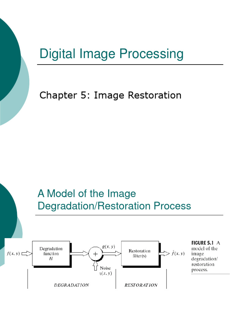 Unit-III Image Restoration | PDF | Signal Processing | Statistical Theory