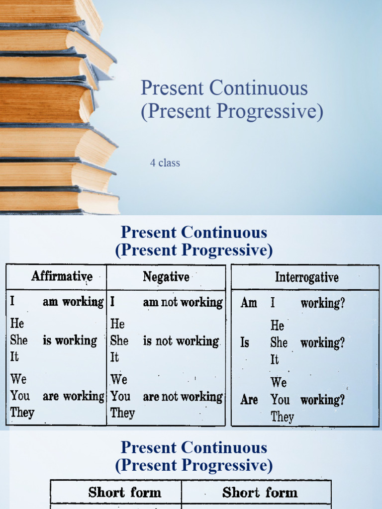 Present Continuous | PDF