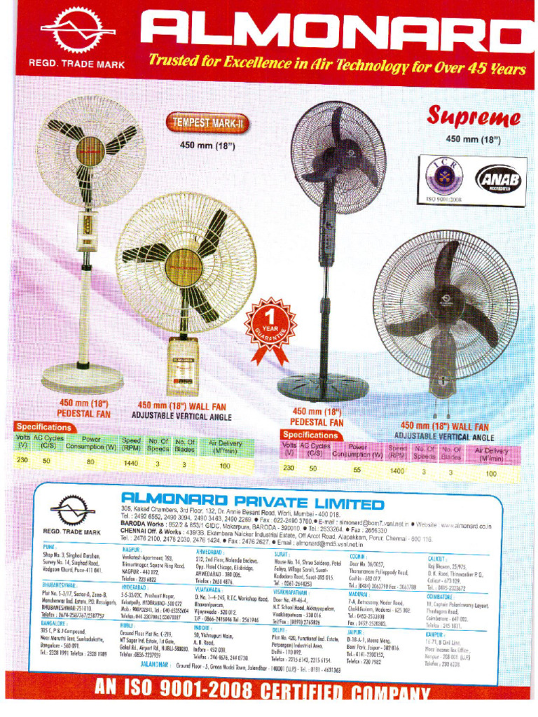 Almonard Fan | PDF