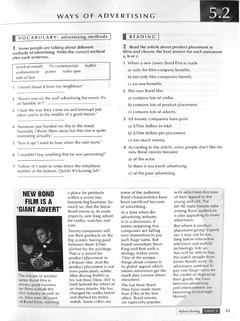 LL Int WB Unit-5 | PDF