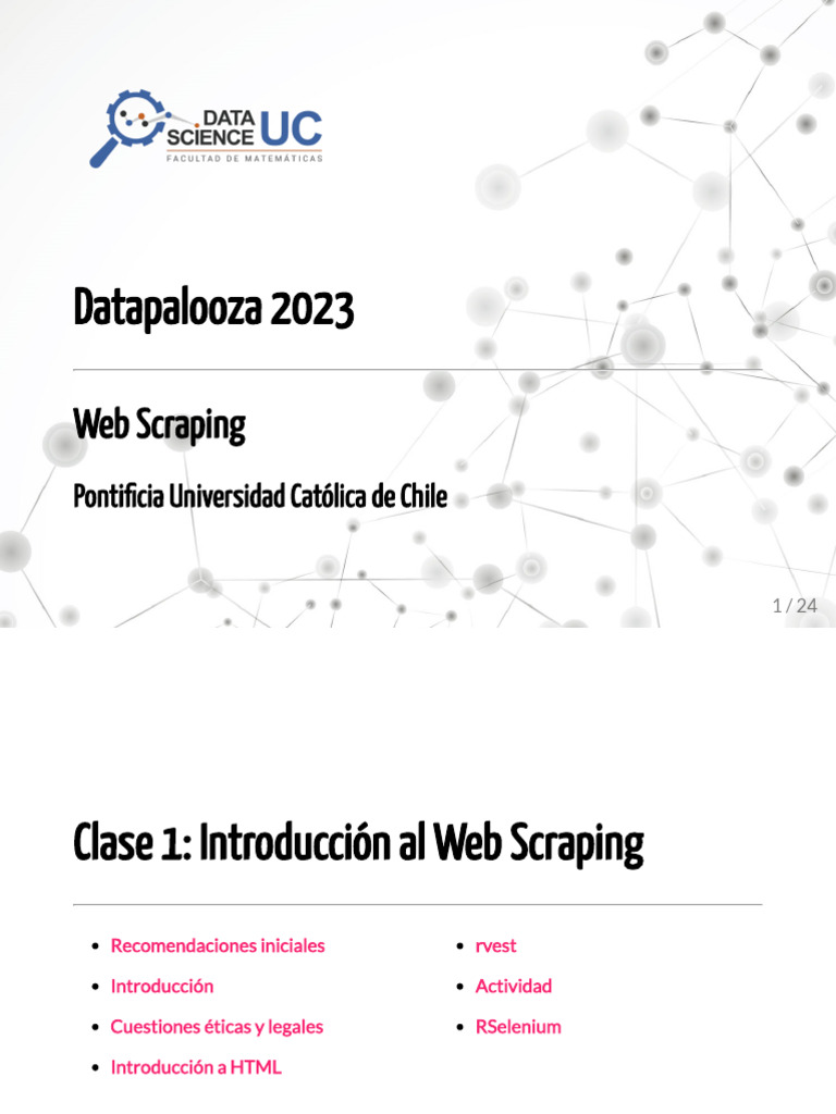 Workshop Web Scraping | PDF | HTML | Red mundial