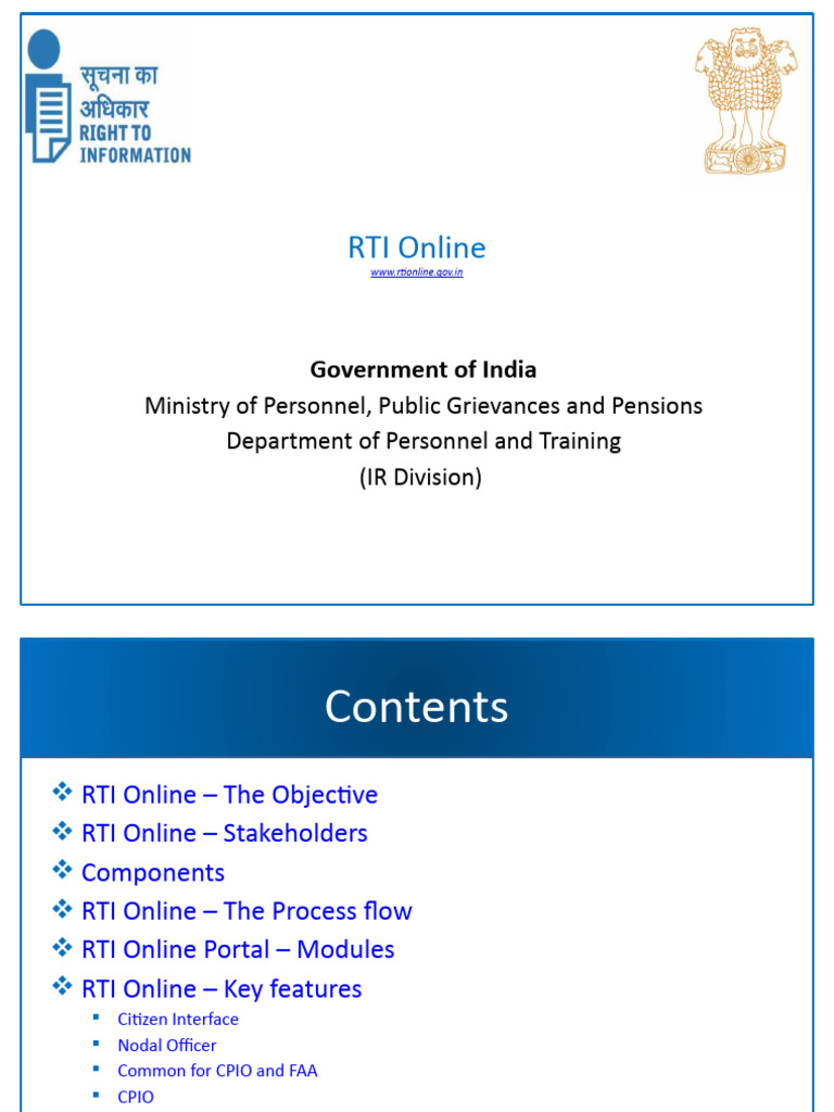 RTI Online System Overview | PDF | Computing