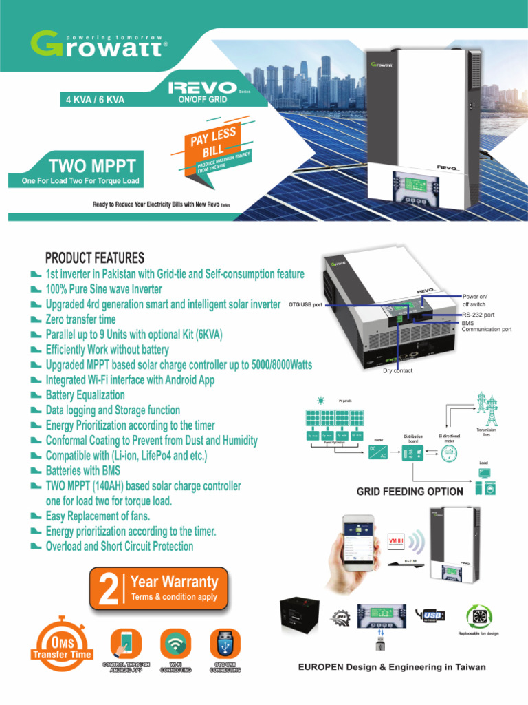 Revo On Off Grid 4kva 6kva | PDF