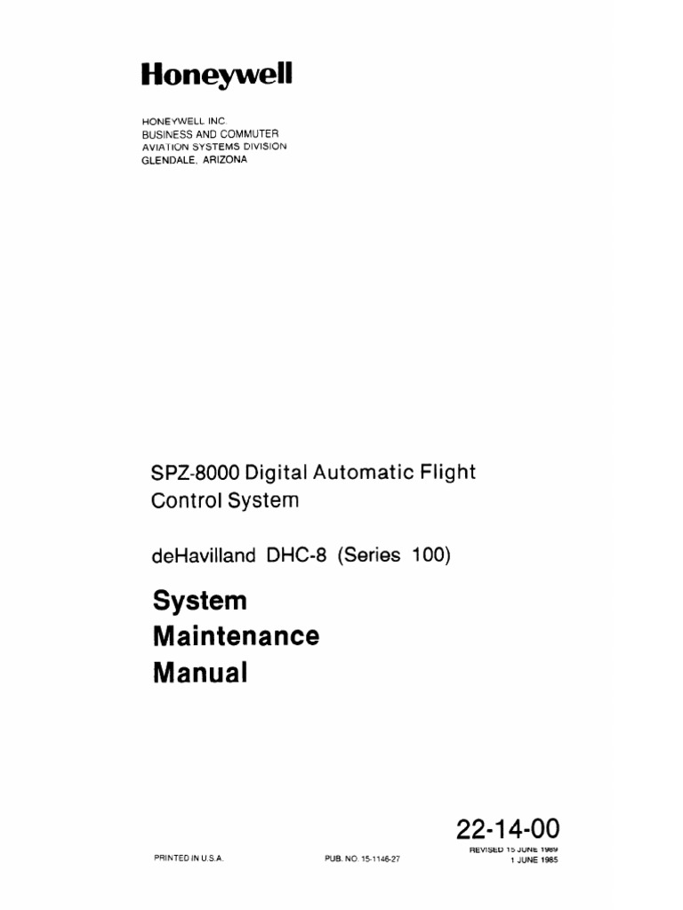 spz8000 For DH 100 | PDF | Aircraft | Electronics