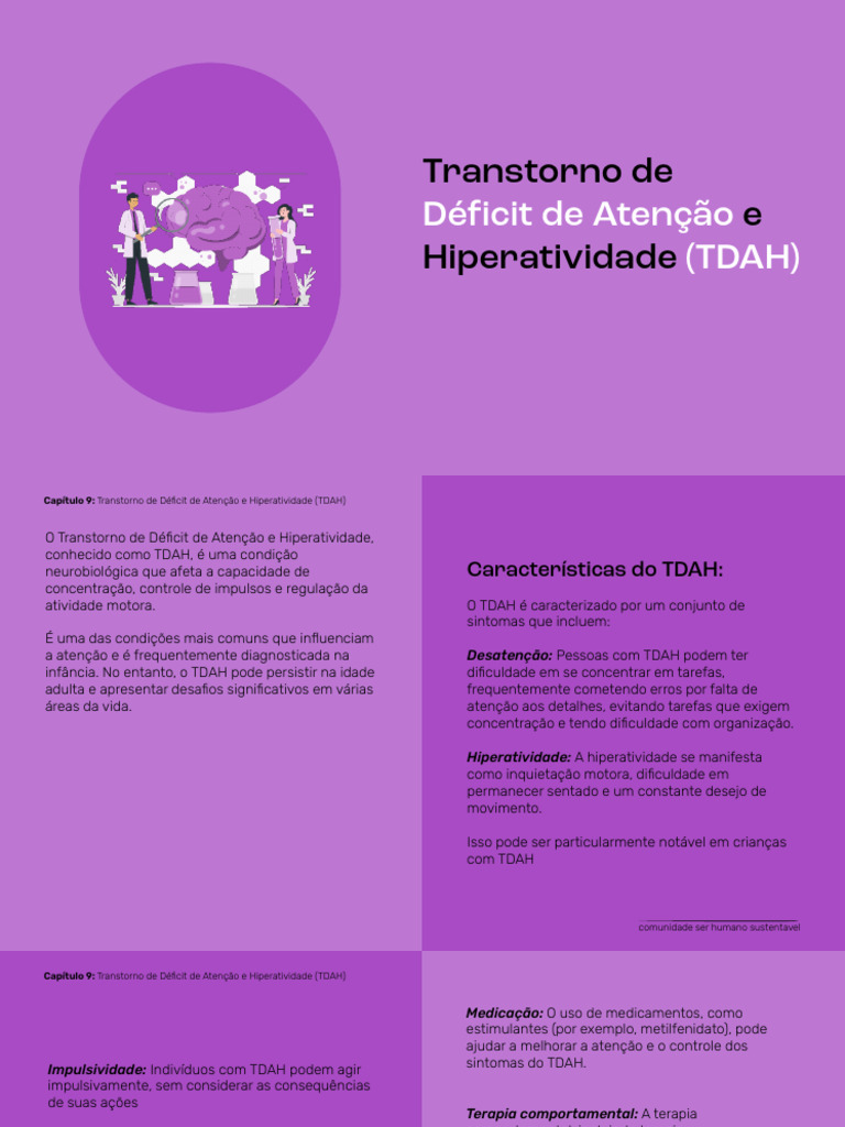 b13f4827160c6fde857f907f404df375-Transtorno de Deficit de Atencao e Hiperatividade TDAH | PDF ...