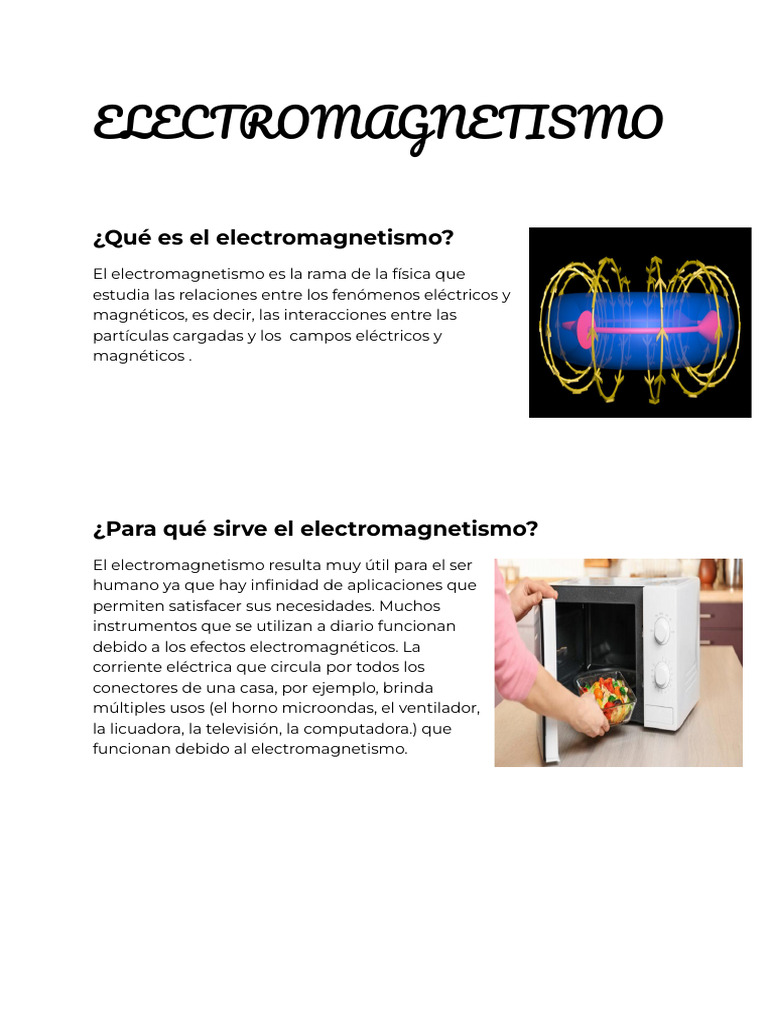 Introducción al Electromagnetismo | PDF | Electromagnetismo | Electricidad