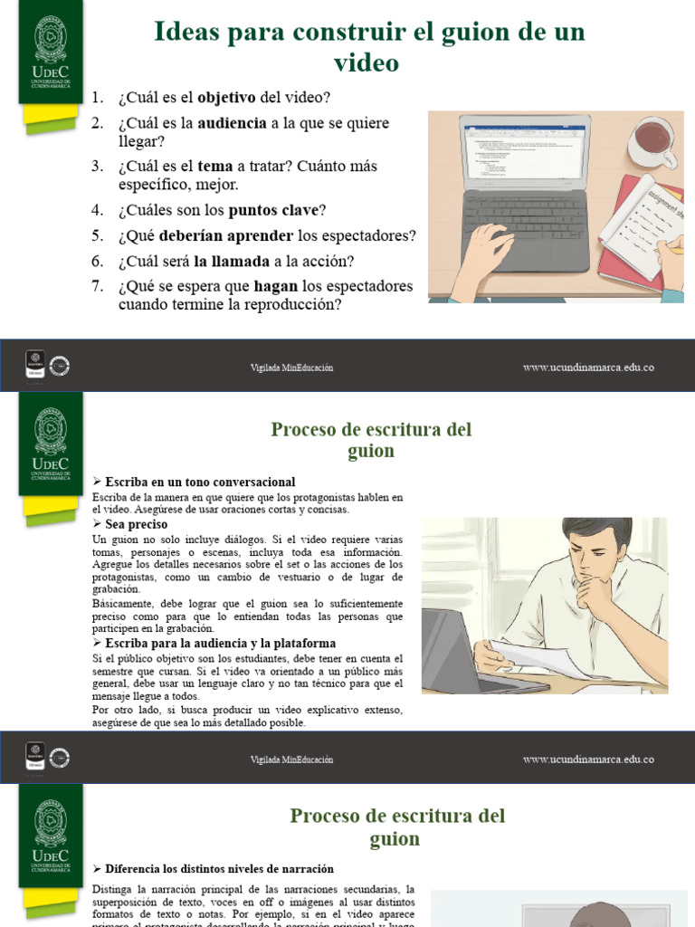 Ideas para Construir El Guion de Un Video | PDF | Narración