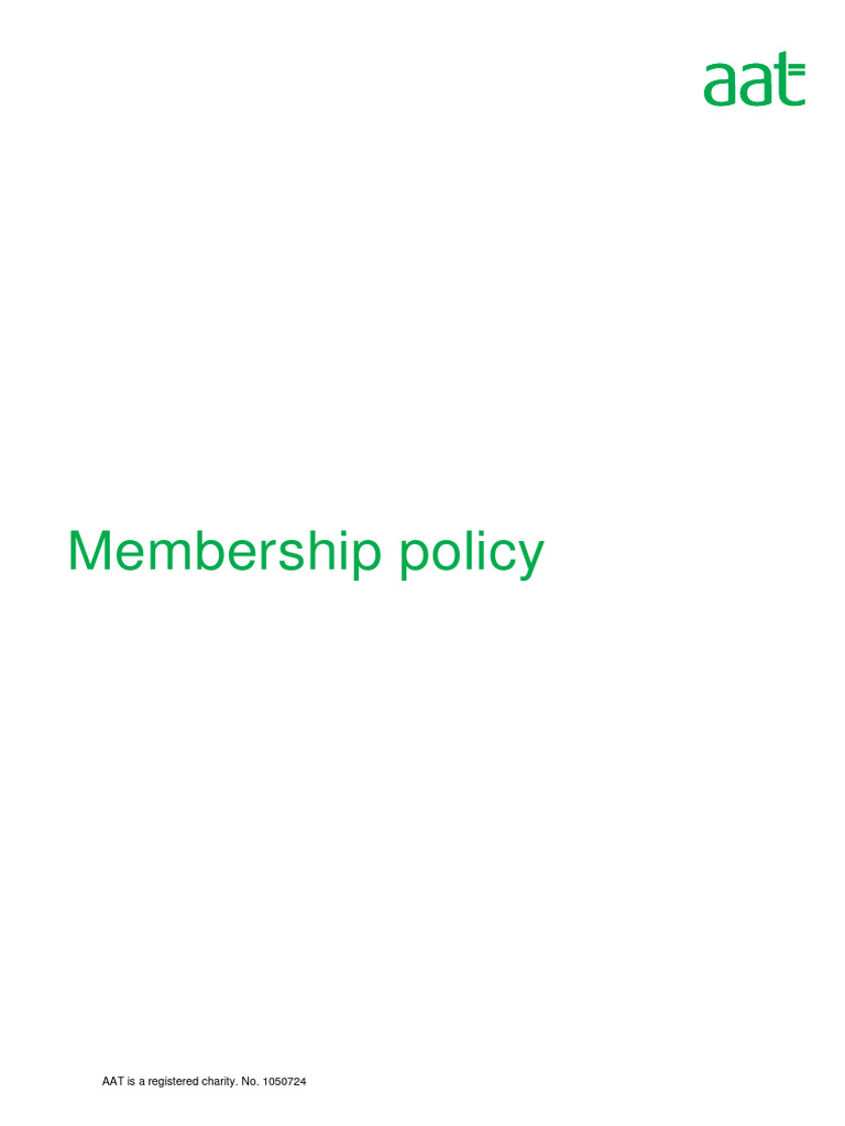 AAT-membership-policy | PDF