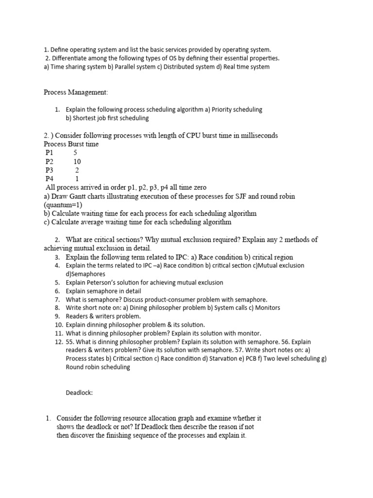 Os | PDF | Scheduling (Computing) | Computer Engineering
