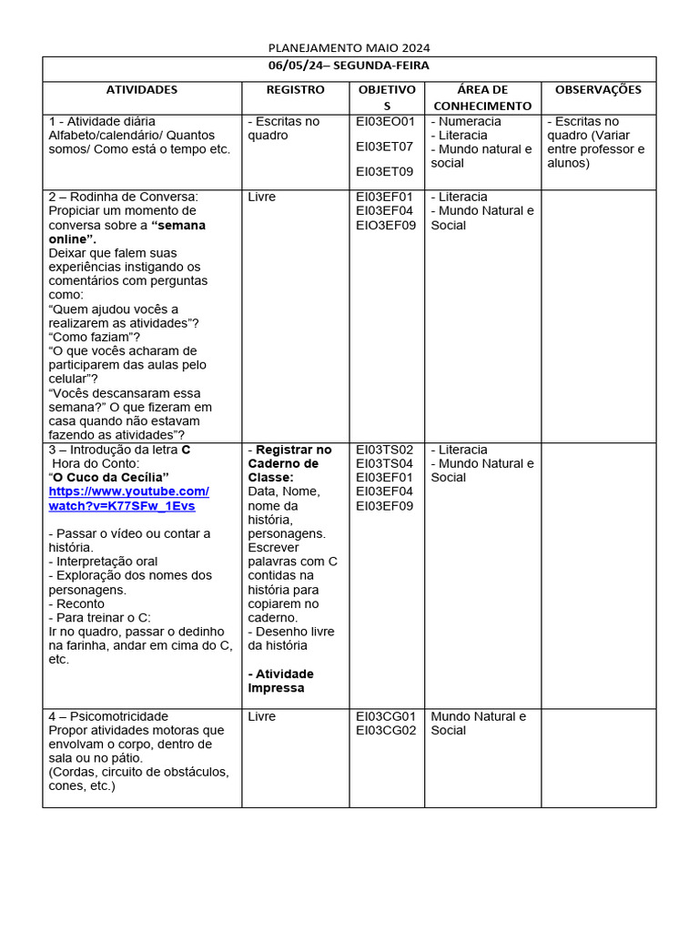 PLNJ 1º Sem. Maio 2024 | PDF