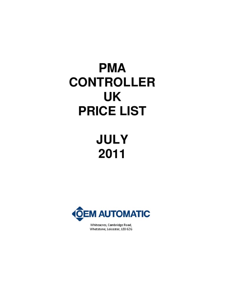 PMA Controller July 2011 | PDF | Electrical Connector | Relay