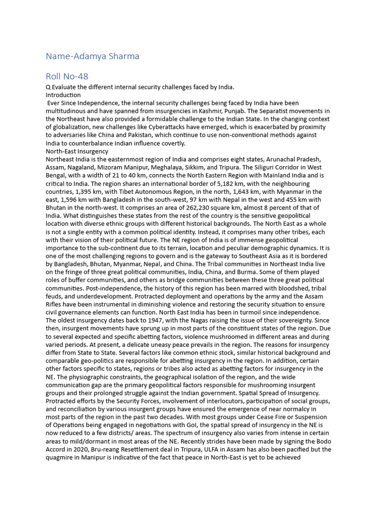 DSE-Internal Security | PDF