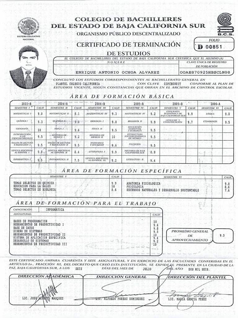 Certificado Prepa | PDF