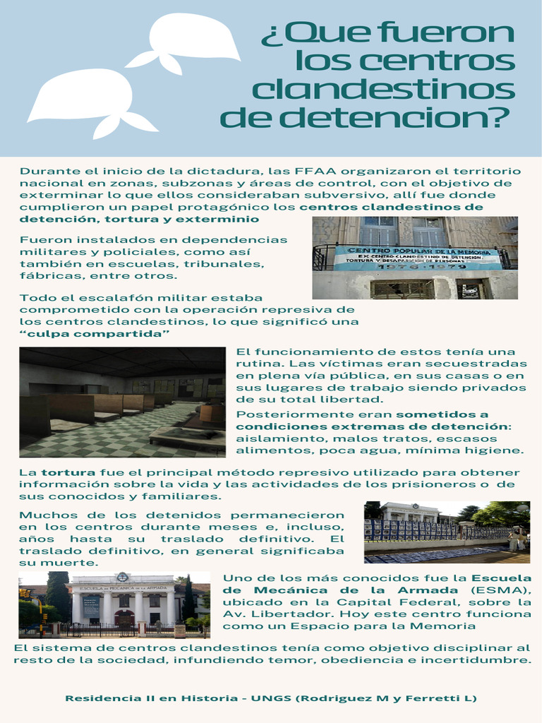 que fueron los centros clandestinos de detención | PDF