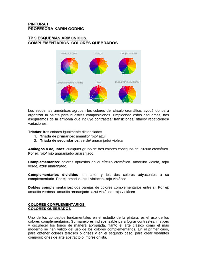 Teoría del color | PDF | Color | Amarillo