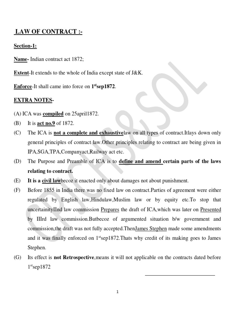 Understanding Indian Contract Law | PDF | Damages | Offer And Acceptance