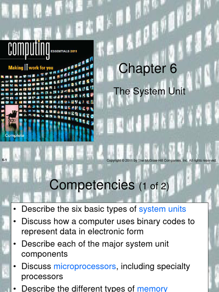 Lecture6 BasicConceptsofIT SYSTEM UNIT | Download Free PDF | Random Access Memory | Central ...