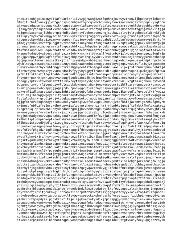 Random Text Analysis | PDF