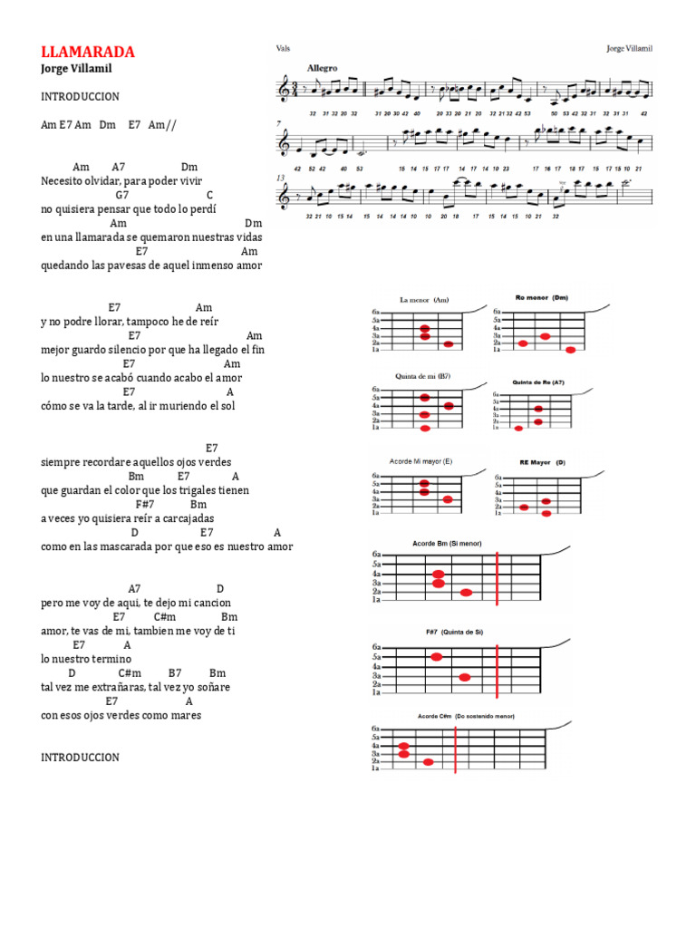 LLAMARADA - Jorge Villamil | PDF