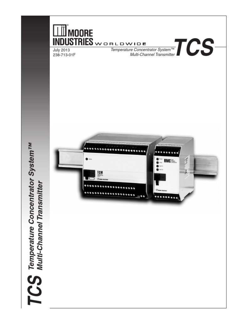 TCS Installation Manual Moore Industries | PDF | Personal Computers ...