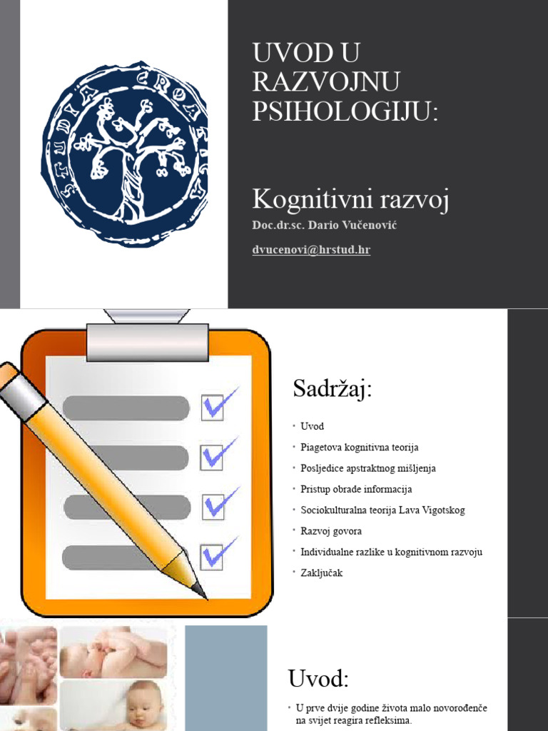 10 - Kognitivni Razvoj | PDF