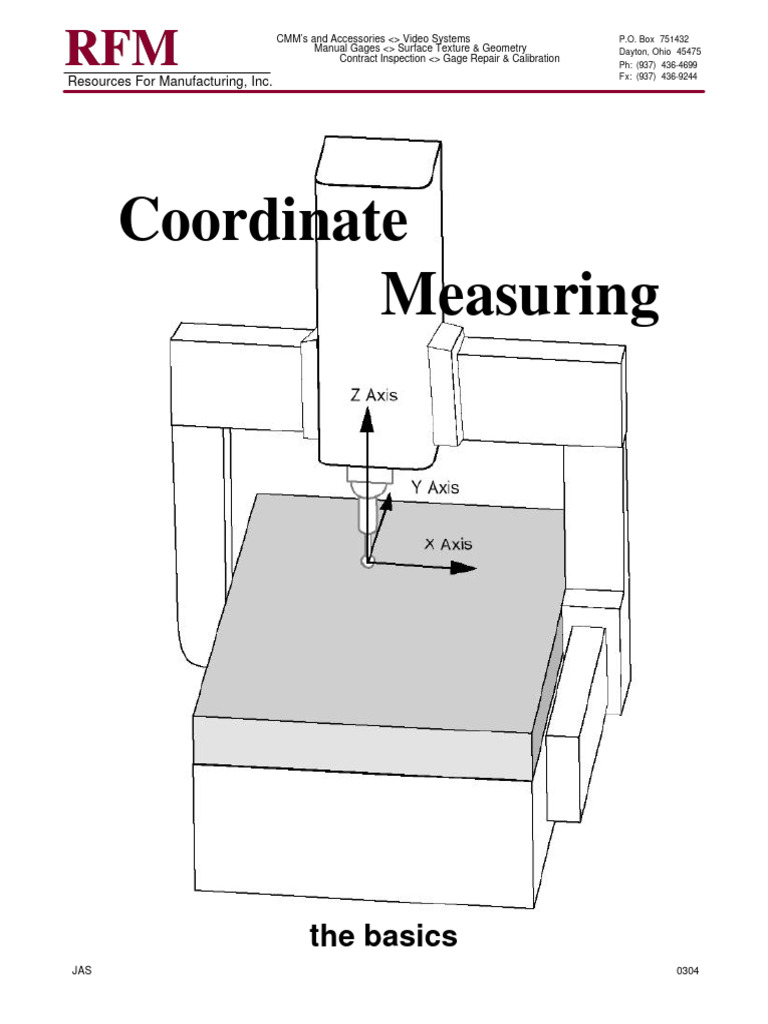 CMM Basics | PDF | Cartesian Coordinate System | Geometry CMM Basics | PDF | Cartesian Coordinate System | Geometry
