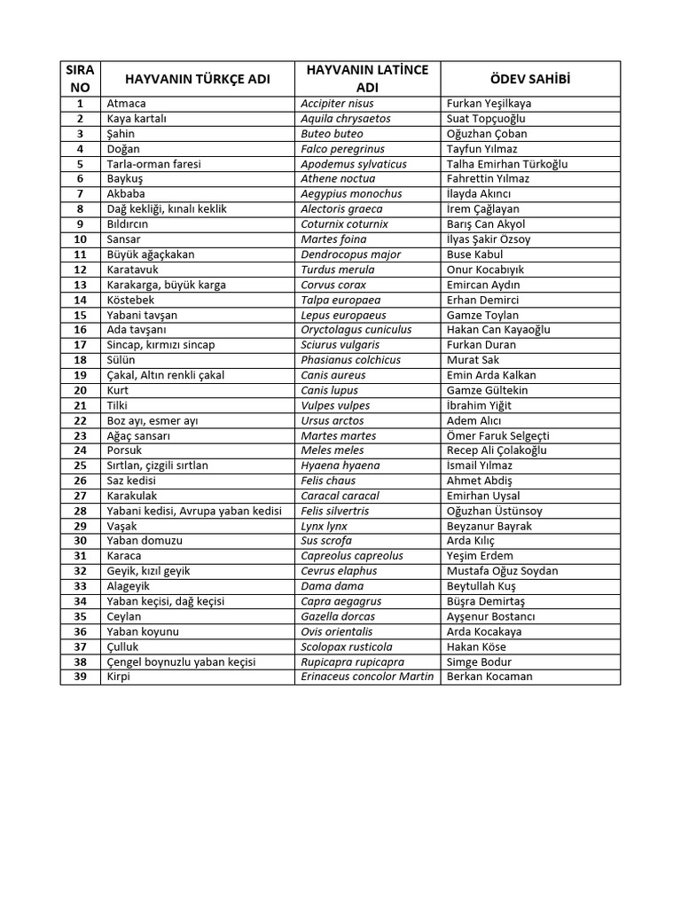 Odev-Konulari TFHR2gG | PDF