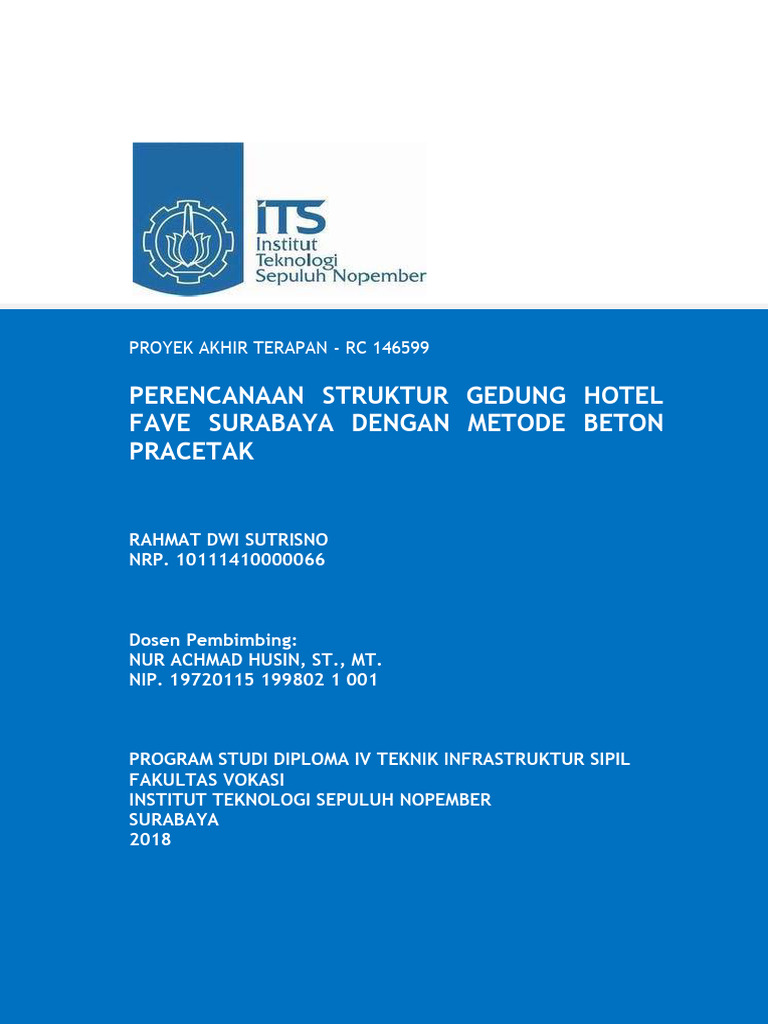 SRPMK Pracetak Beton Bertulang ITS | PDF