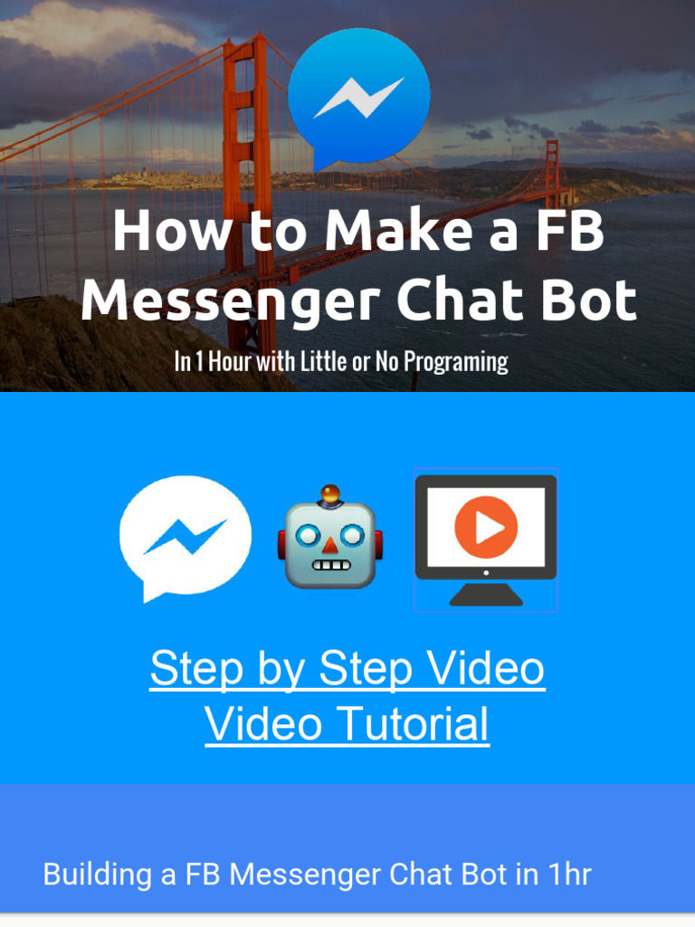 Build FB Messenger Bot Fast | PDF | Software Engineering | Computer ...