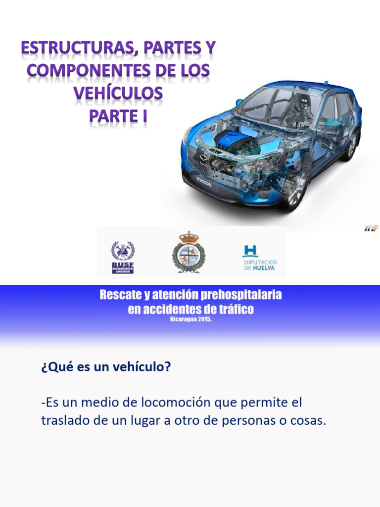 Estructuras, Partes y Componentes de Los Vehículos | PDF | Airbag ...