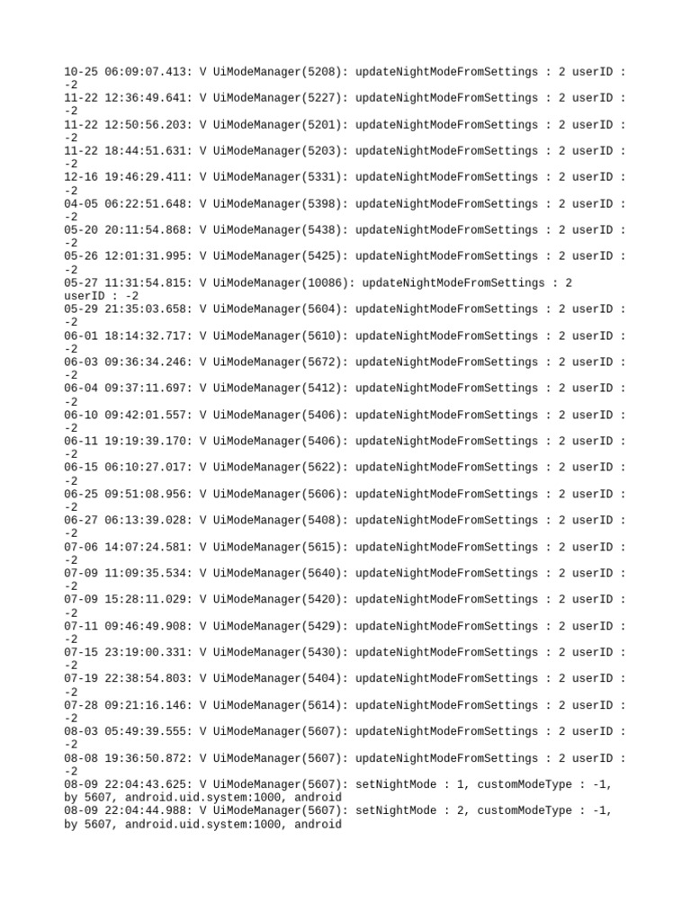 Dark Mode Log1 | PDF