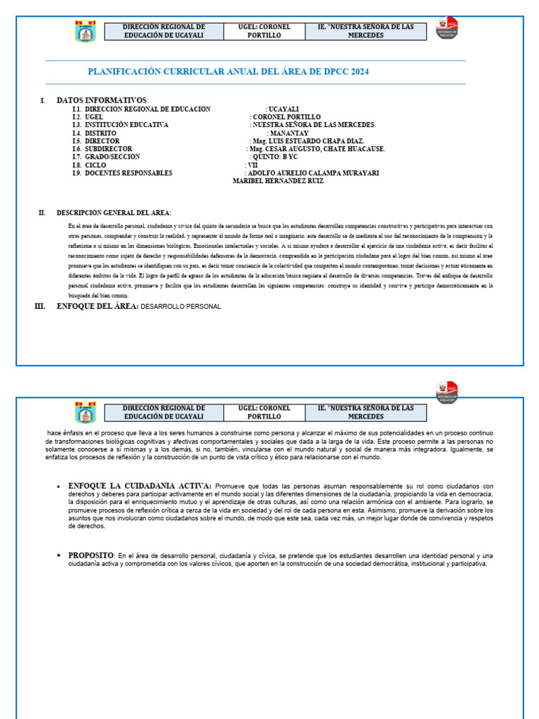 Planificacion Quinto Año. | PDF | Aprendizaje | Evaluación
