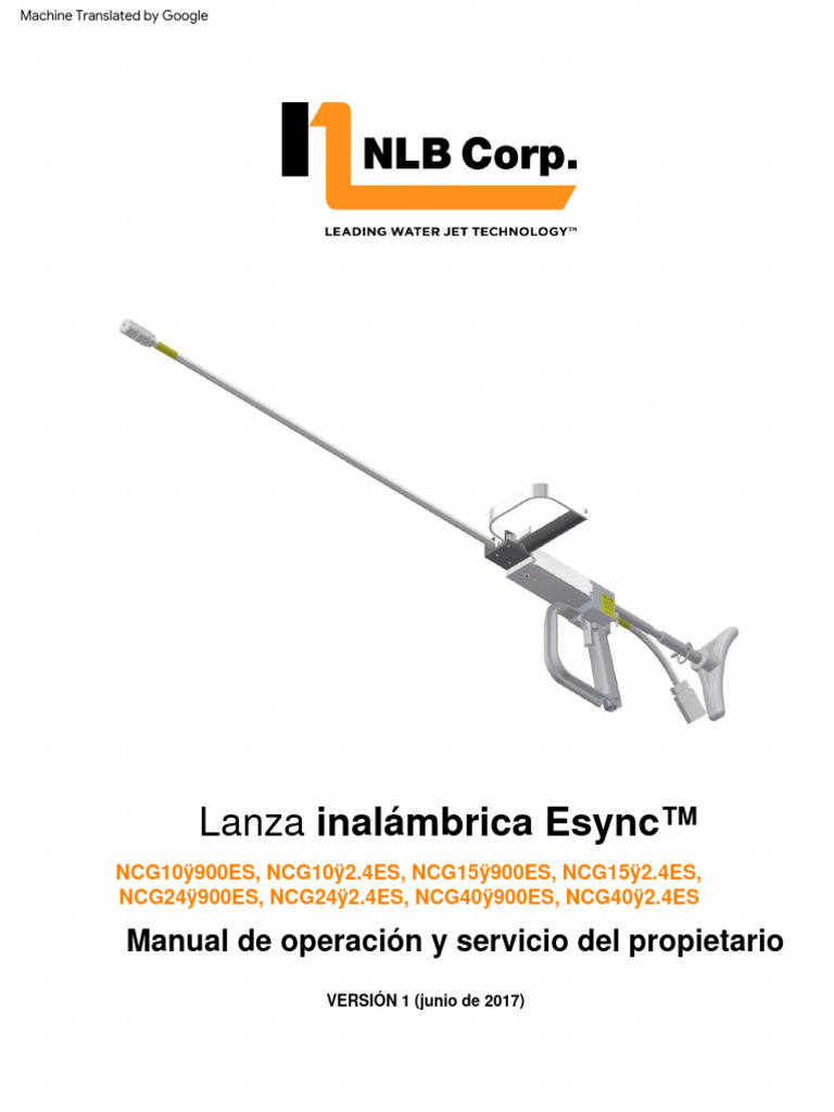 Lanza Inalambrica ESP | PDF | Bomba | Agua