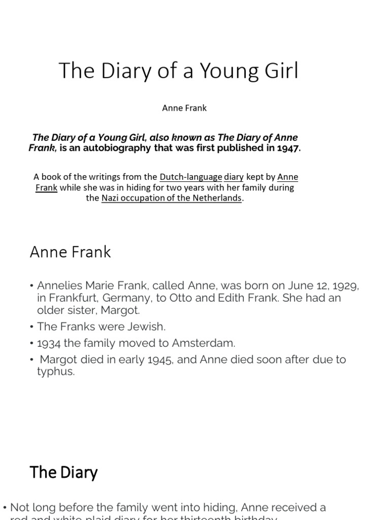 Anne Frank notes1. | PDF | Anne Frank | World War II