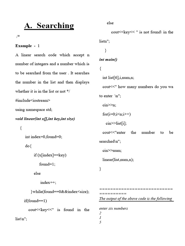 Algorithm Lab Manual | Download Free PDF | Namespace | Computing Algorithm Lab Manual | Download Free PDF | Namespace | Computing