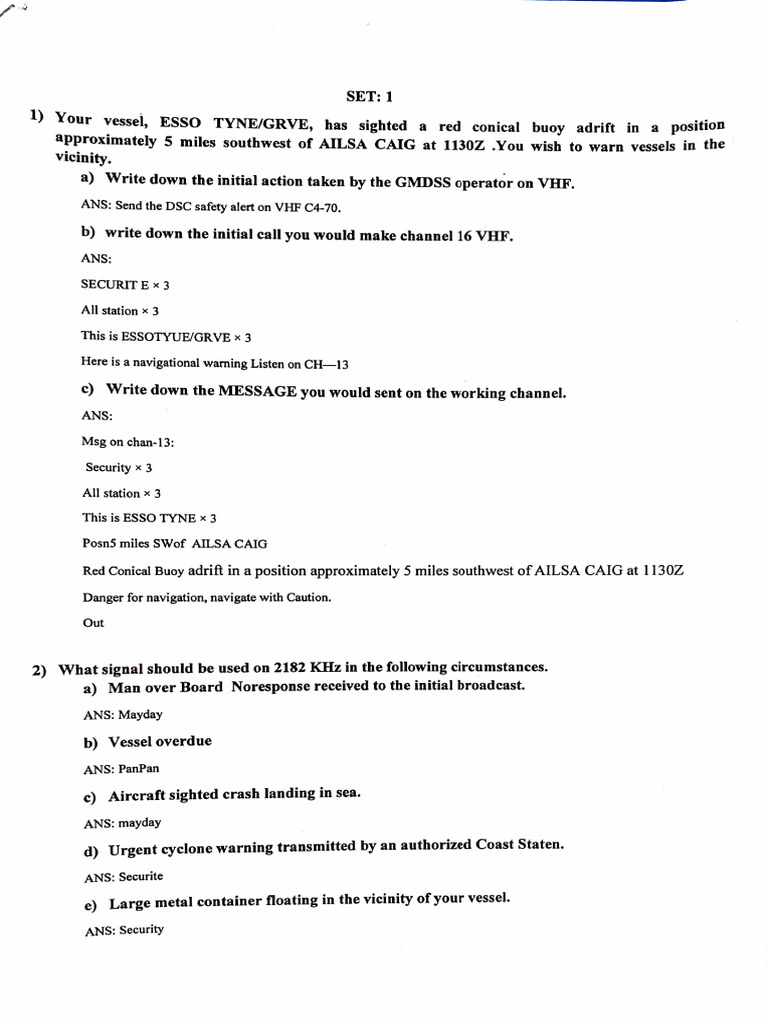 GMDSS | Download Free PDF | Rescue | Telecommunications Engineering
