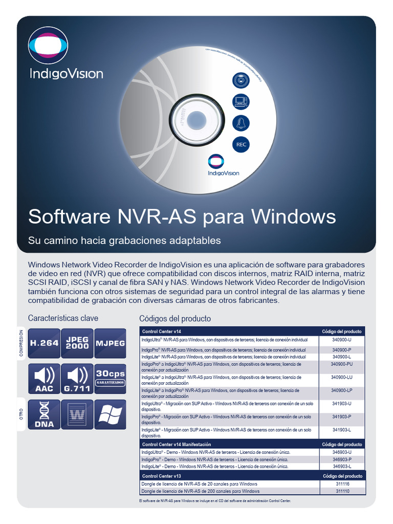 Indigo - Windows NVR AS Software | PDF | Hardware de la computadora ...