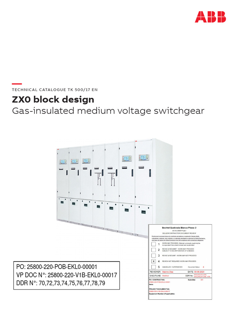 ABB ZX0 Medium Voltage Switchgear Guide | PDF | Fuse (Electrical ...
